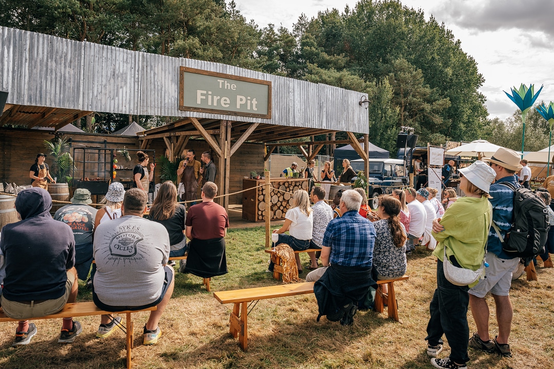 The Fire Pit stage with passenger – Big Feastival
